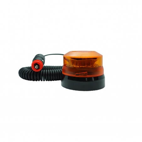Mini gyrophare LED orange - magnétique